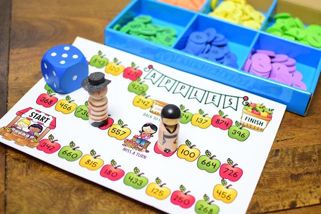 FREE Place Value Apple Board Game | The Pinay Homeschooler