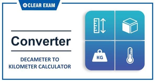 Decameter To Kilometer Calculator