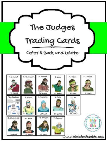 Judges Trading Cards | Bible Fun For Kids