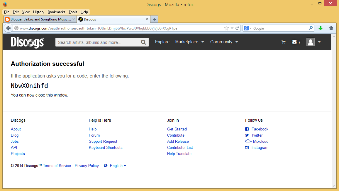 5. Go back to SongKong, there should be a user dialog open, enter the ...