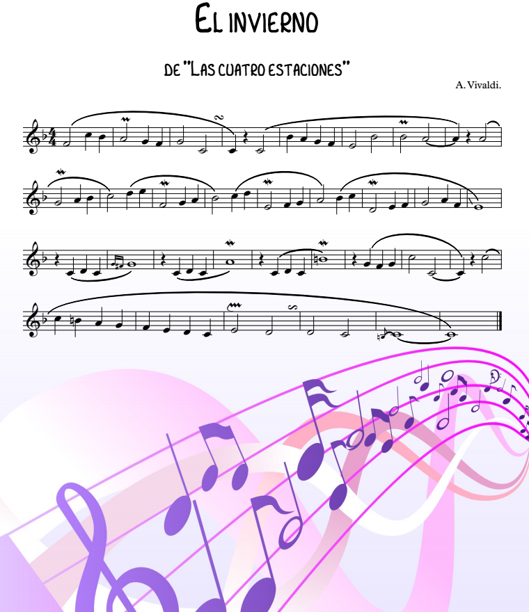 Espacio musical educativo: Notas de adorno