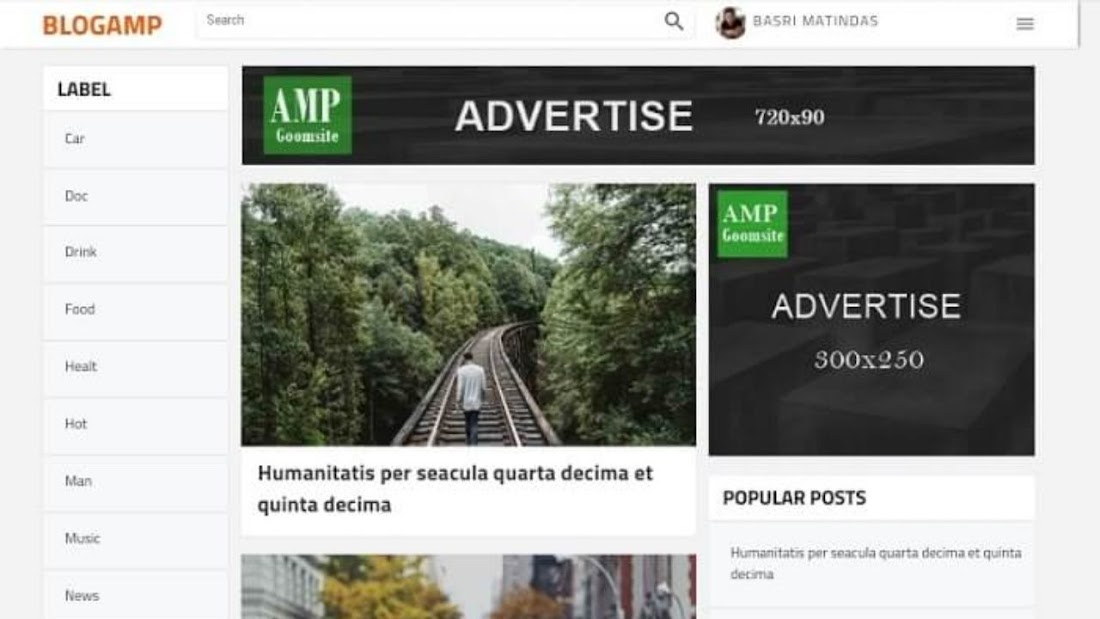 Top 30+ Best AMP Blogger Templates in 2025