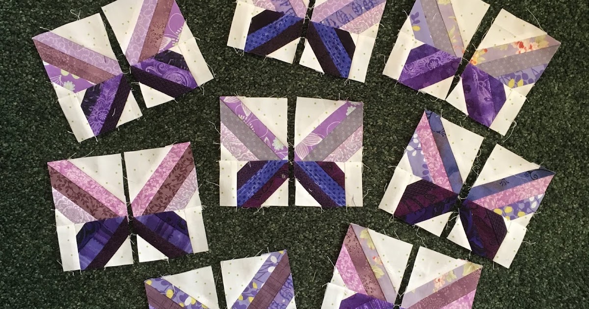 Quilts from the Little House: Purple Butterflies