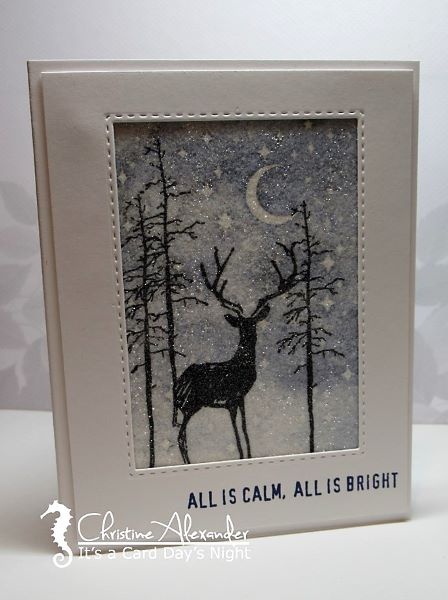 It's a card days night: CAS Christmas Card Challenge