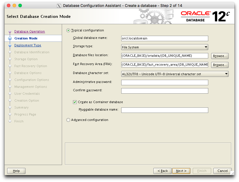 Create New Database Oracle 12c Release 2 ~ Dilli S Oracle