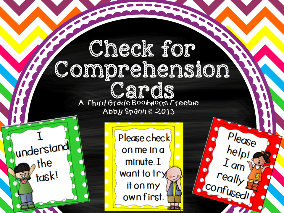 How Do You Check for Comprehension? {FREEBIE!} - The Elementary Bookworm