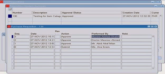 Oracle Applications: How to make the hierarchy of Requisition