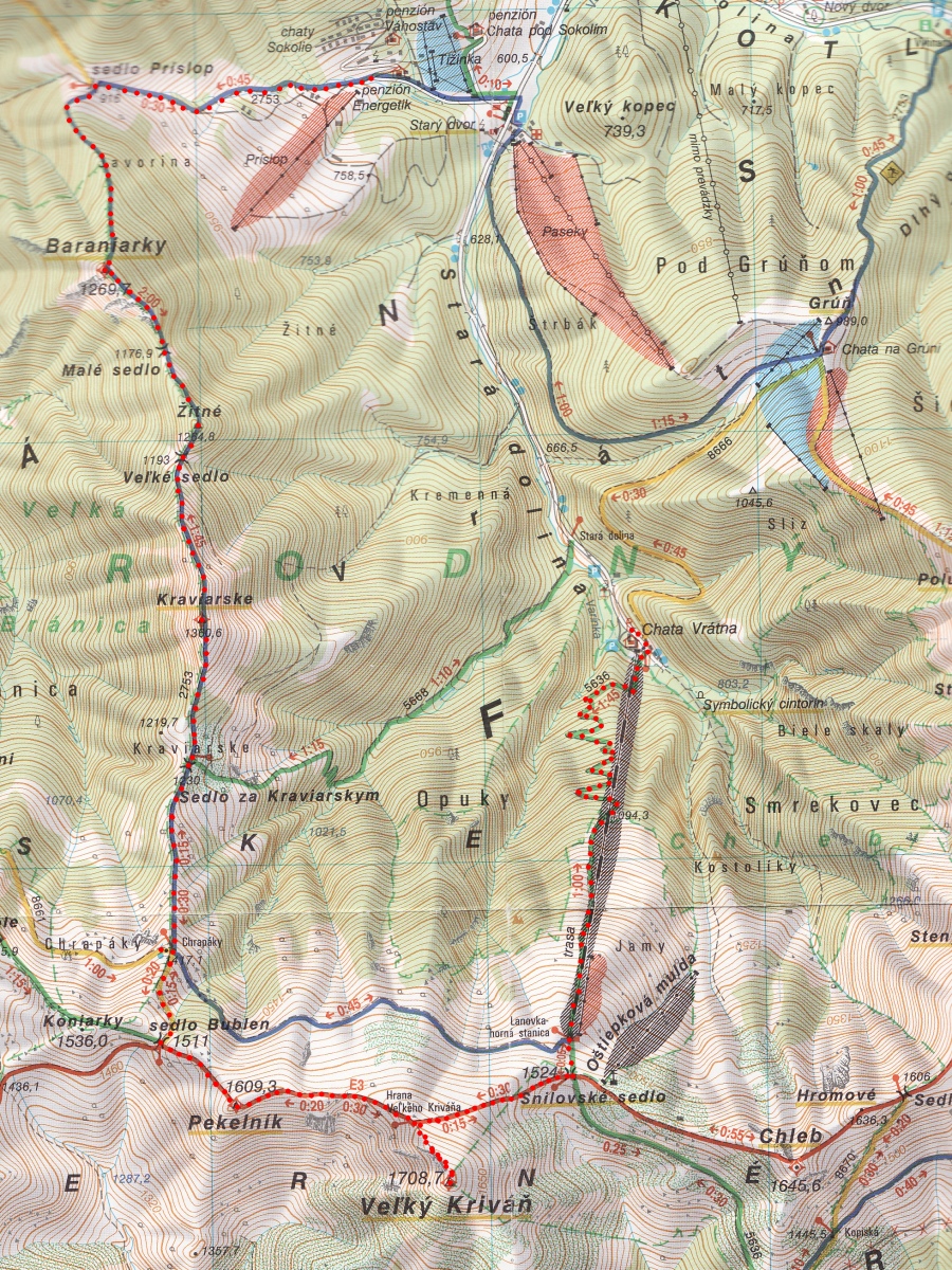 Pathway: Přes Baraniarky na Velký Kriváň