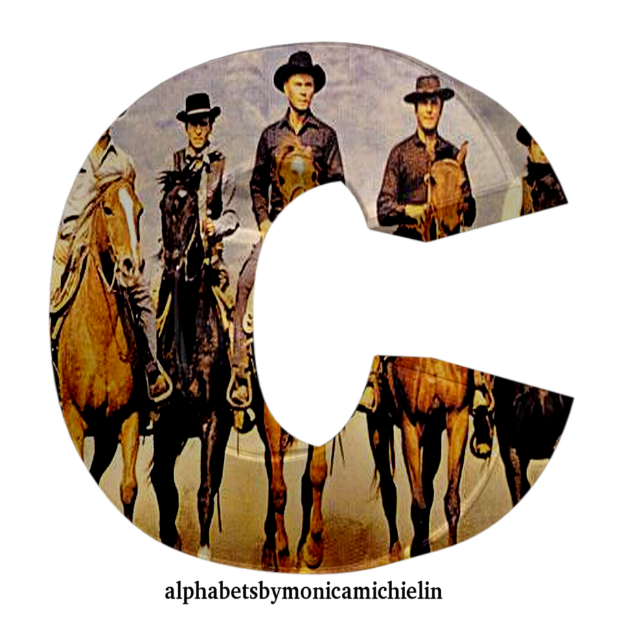 M. Michielin Alphabets: HORSE 'MAGNIFICENT SEVEN MOVIE' ALPHABET AND ...