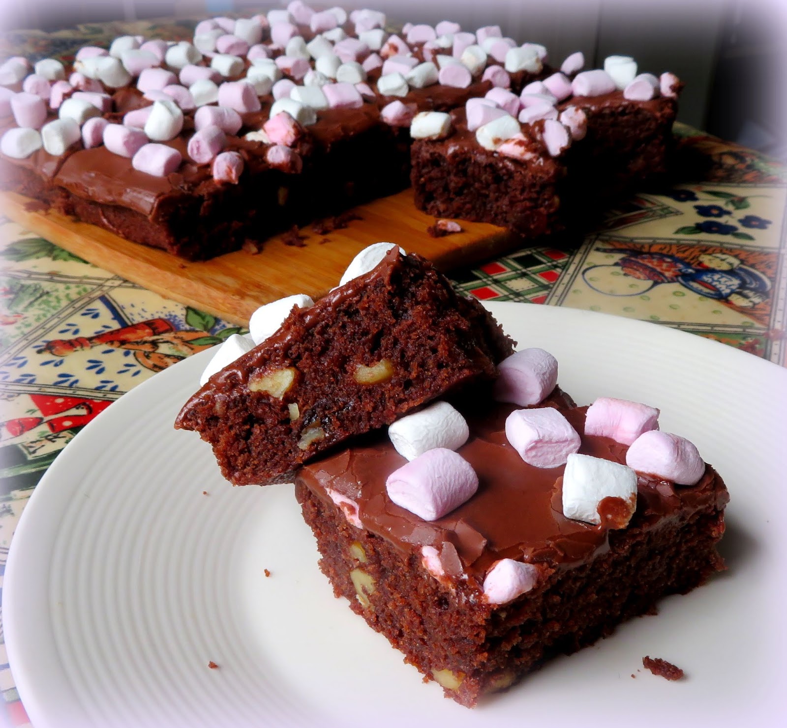 Rocky Road Brownies | The English Kitchen