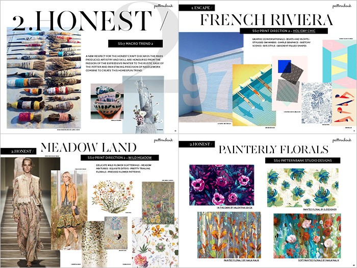 FASHION VIGNETTE: TRENDS / PATTERNBANK . S/S 2017 PRINT AND PATTERN