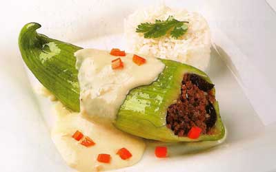 comidas peruanas: caihua rellena