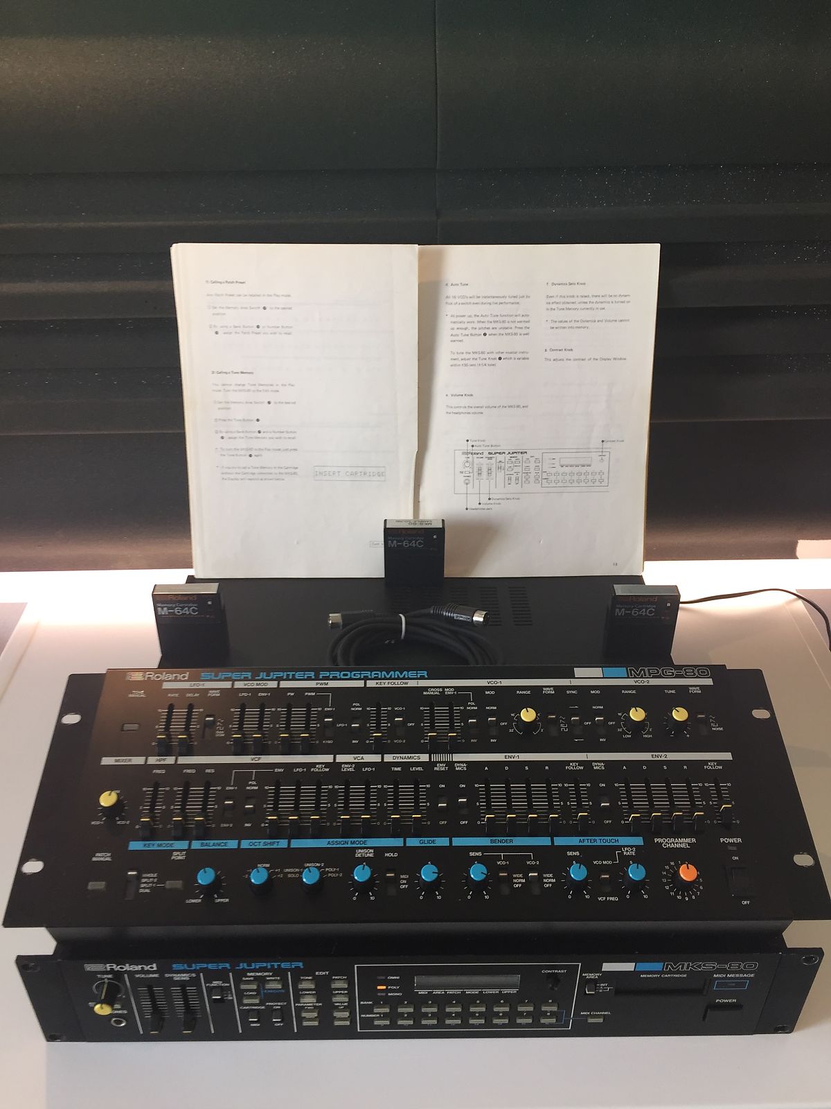 MATRIXSYNTH: Roland MKS 80 rev 5 + MPG 80 w/ 3 64C Carts