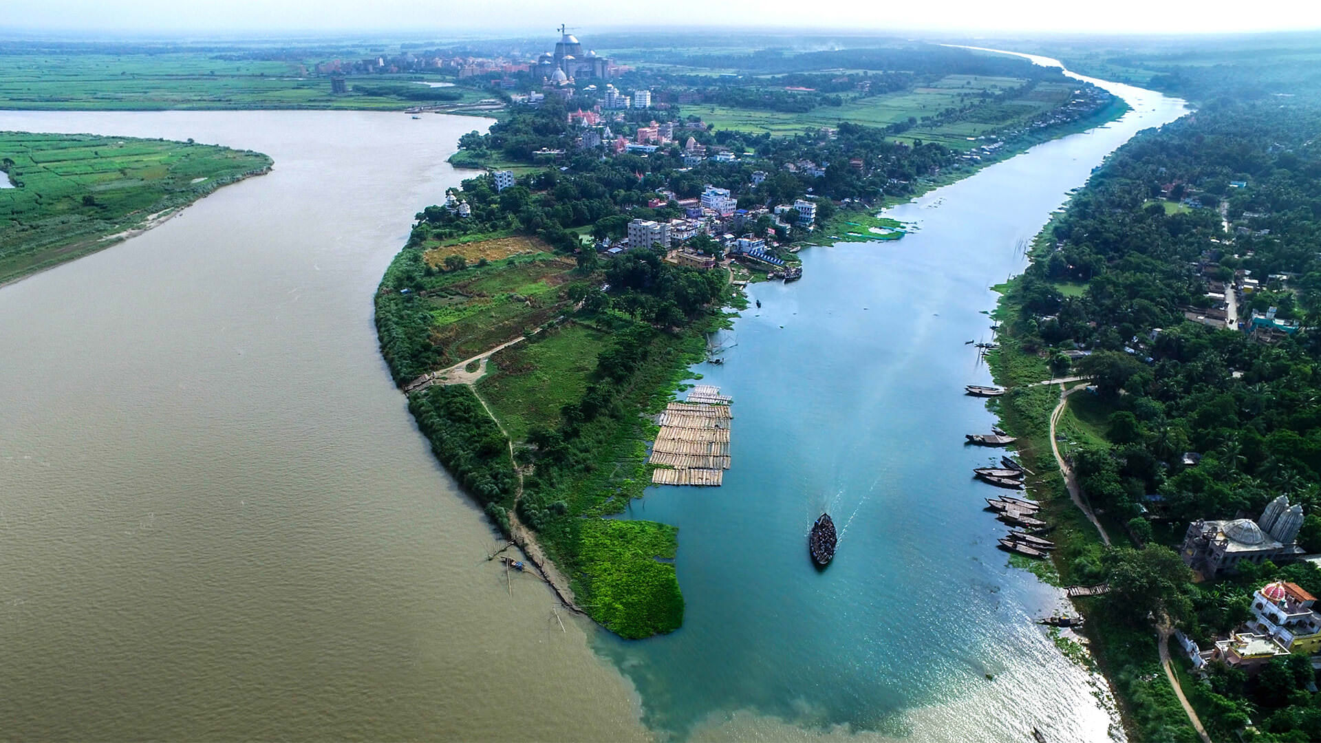 Sri Mayapur Top View ~ Sri Mayapur