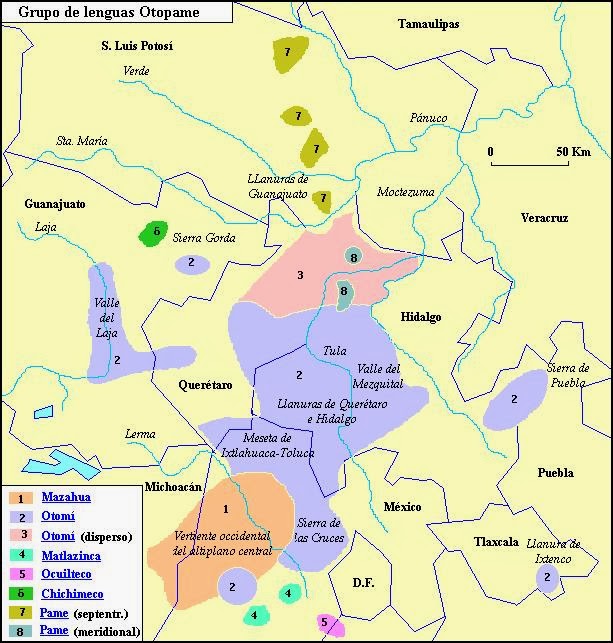Da hogaehe hñähñu: Localizacion de los hablantes de Otomi