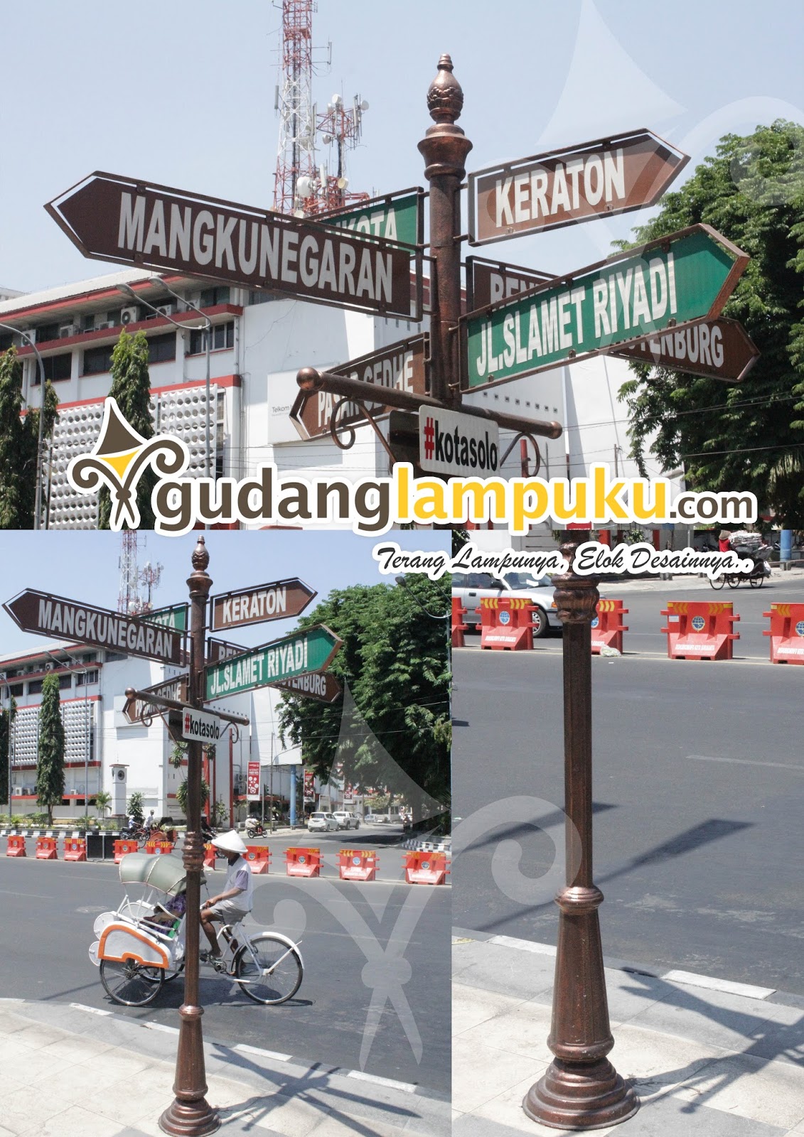 Perbedaan Tiang Penunjuk Arah Jalan dan Tiang Papan Nama Jalan ...