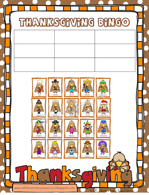 EFL Elementary Teachers: Turkey in disguise for ESL students in ...