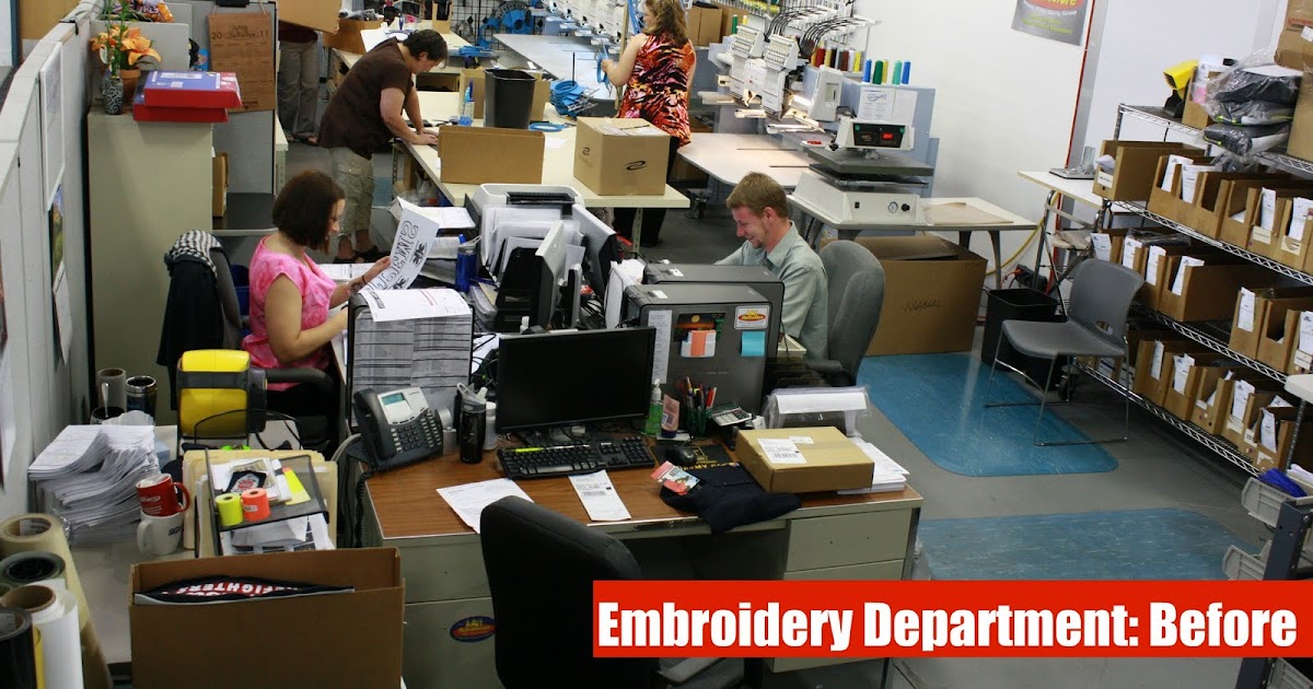 On Scene: On Location: The Embroidery Department.