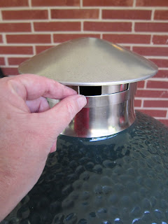 Barbecue Master: Big Green Egg Stainless Steel Vent Cap - Big Improvement