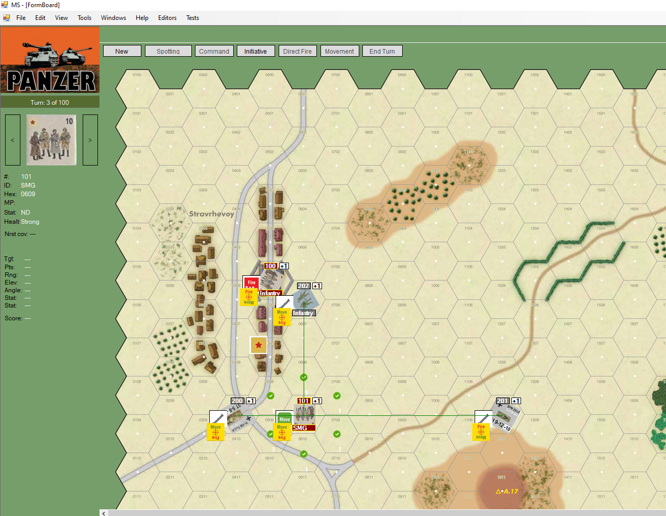GMT Panzer SOLO Project: GMT Panzer SOLO Class Structure