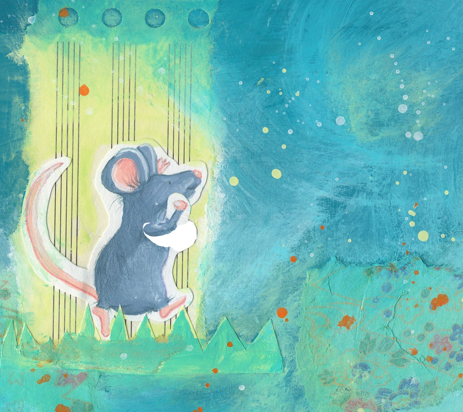 Chantal's illustration & design blog: Fierce Grey Mouse; how a picture ...