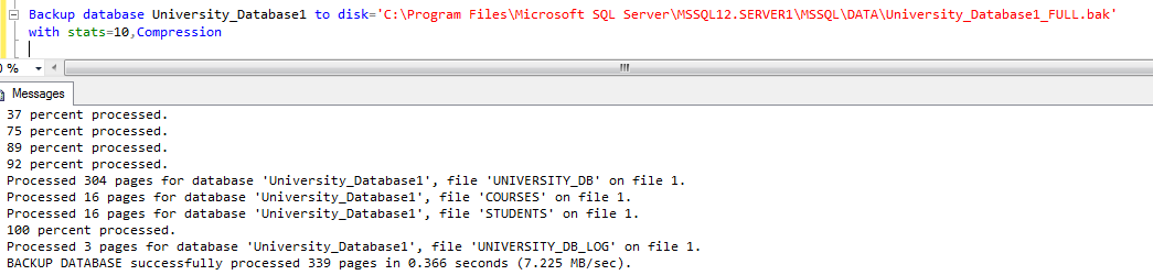 SQL SERVER DATABASE BACKUPS(FULL,LOG,DIFFERENTIAL,FILE AND FILEGROUP ...