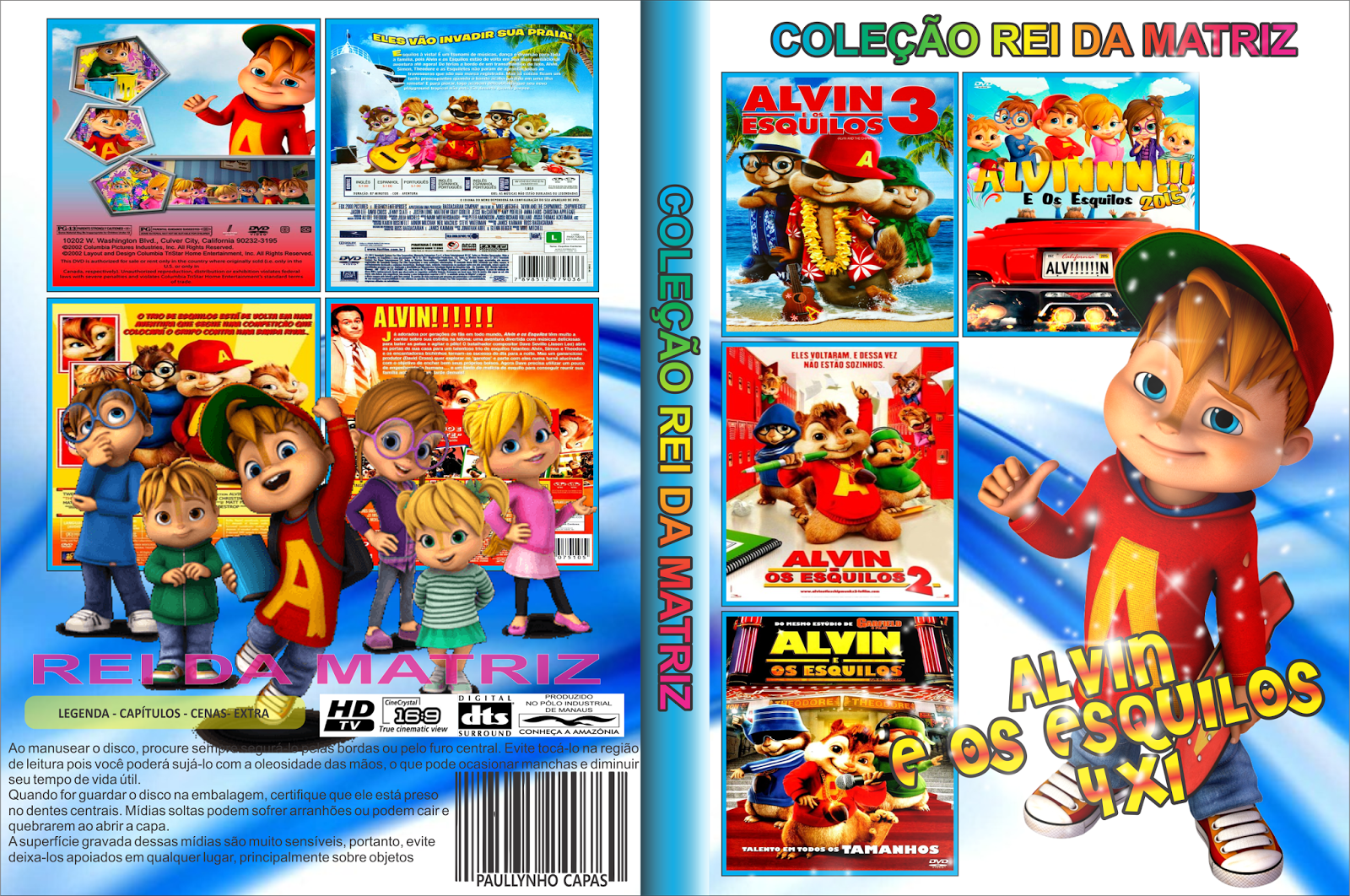 ALVIN OS ESQUILOS 4 EM 1 | MARCIOTHEPLAYCAPAS