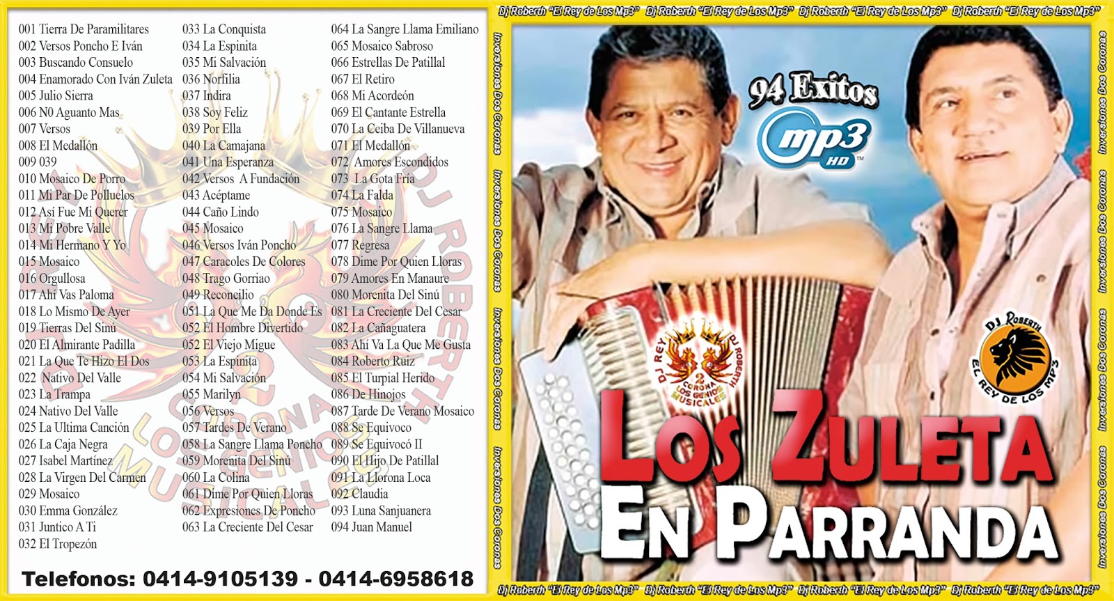 Los Hermanos Zuletas (Discográfia Y Colección) - DjRoberth El Rey De ...
