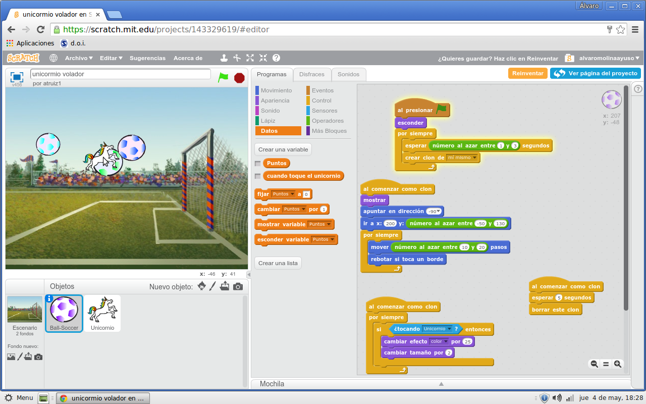 Competencias clave con Scratch: Actividades realizadas en el IES ...