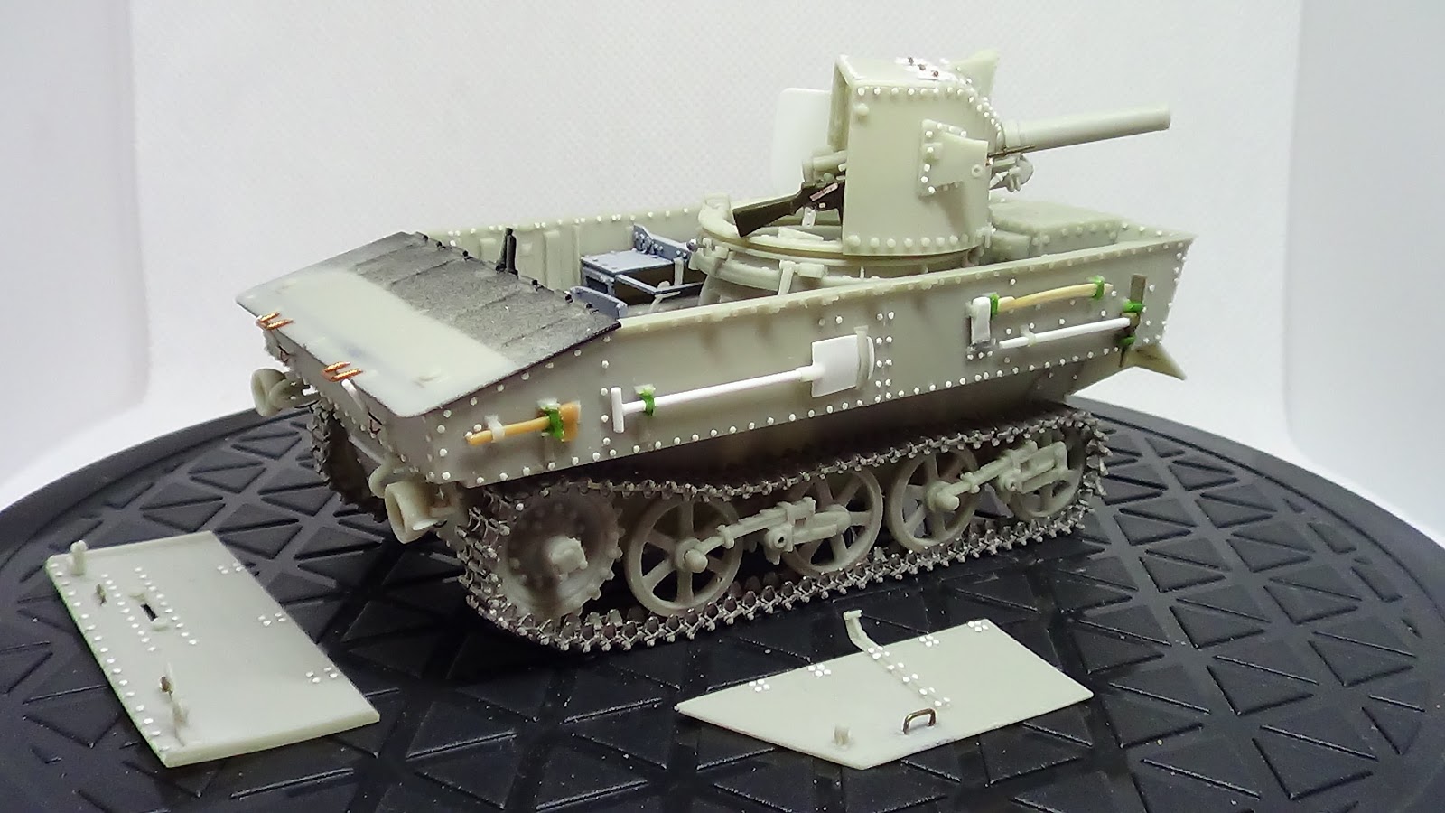 Size's military scale models: Belgian T13 type I (part 4): Build finished