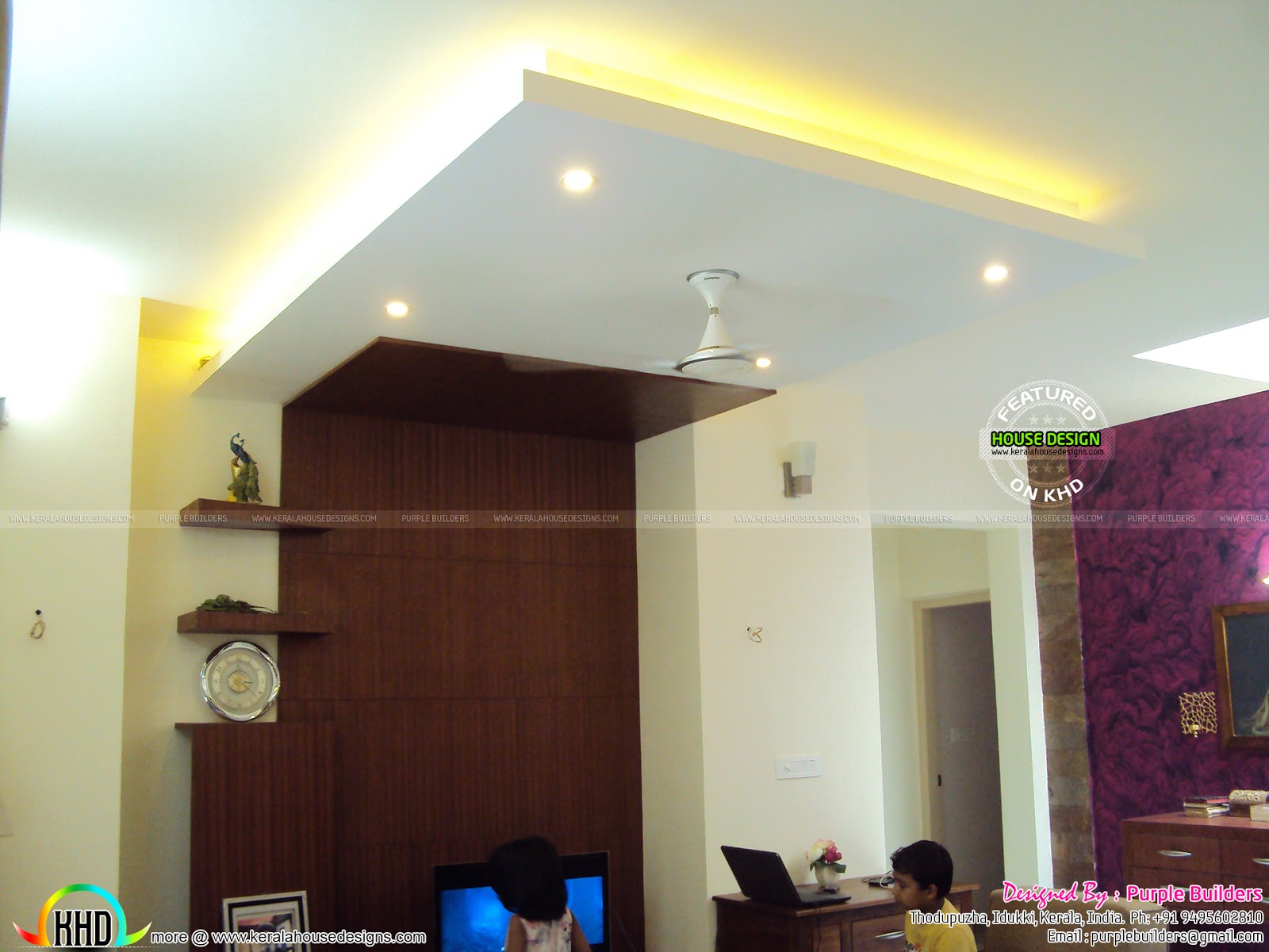 Finished home with interior - Kerala Home Design and Floor Plans - 9K ...