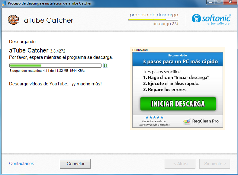 Softonic Fuente de Adware - Estación Informática