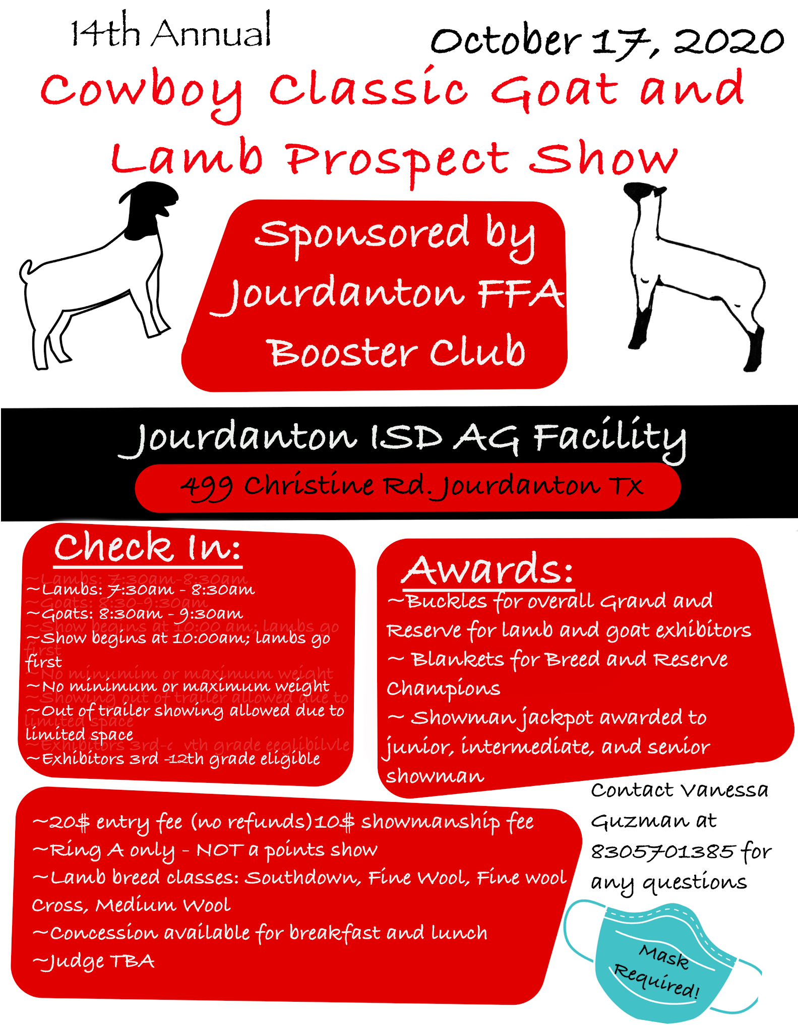 2020 Cowboy Classic Lamb & Goat Prospect Show - Bastrop