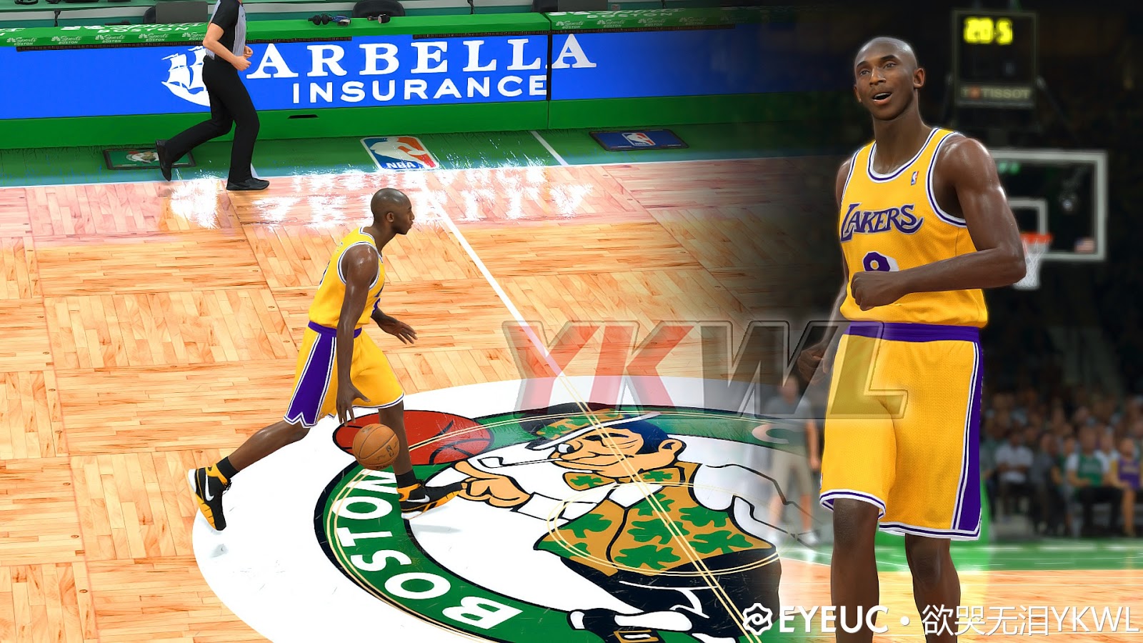 Kobe Bryant Rookie Face And Body Model v1.5 By YKWL [FOR 2K20]