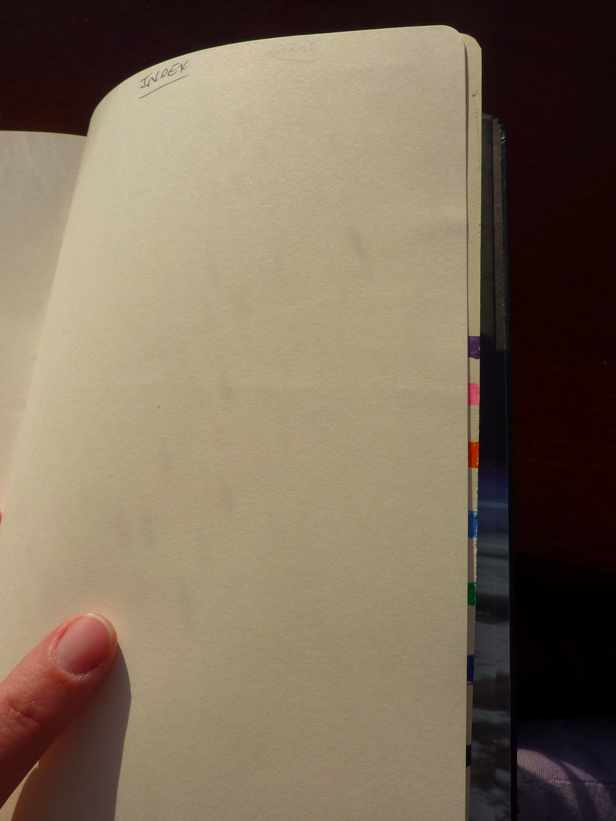 Plannerisms: My 3-part indexing system in my notebook