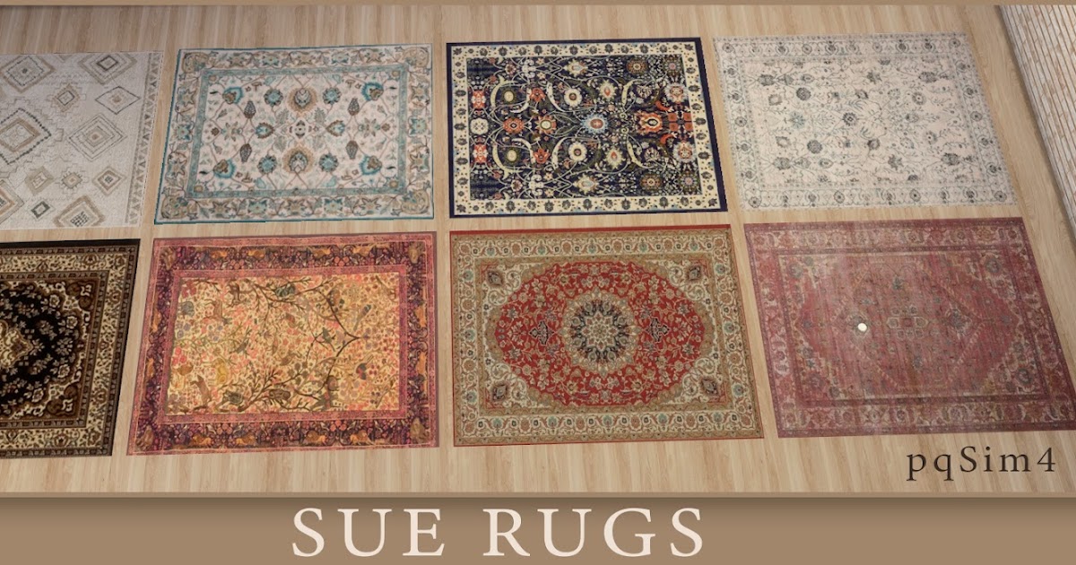 Sue Rugs. The Sims 4 Custom Content.