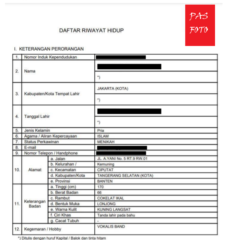 6 Langkah Pengisian DRH di sscasn Sesuai Buku Petunjuk BKN tahun 2021 ...
