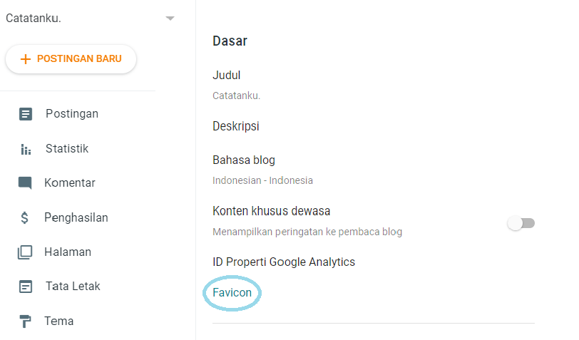 My Notes.: Cara Merubah Logo Blog/Favicon dengan Gambar Kustom