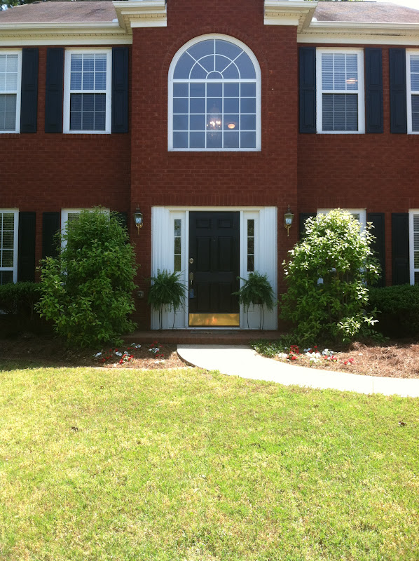 Staging an Empty House - before and after