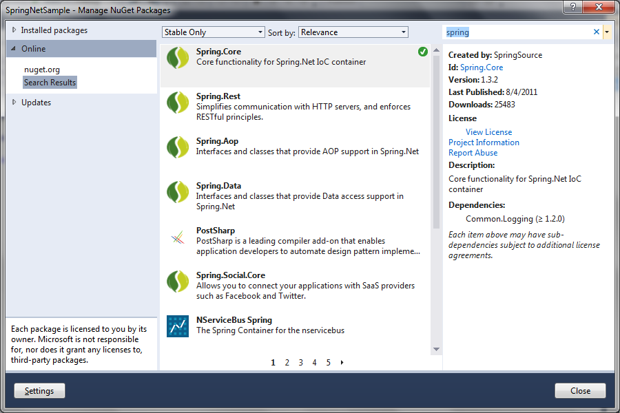 Programowanie w .NET: Spring.net DI?