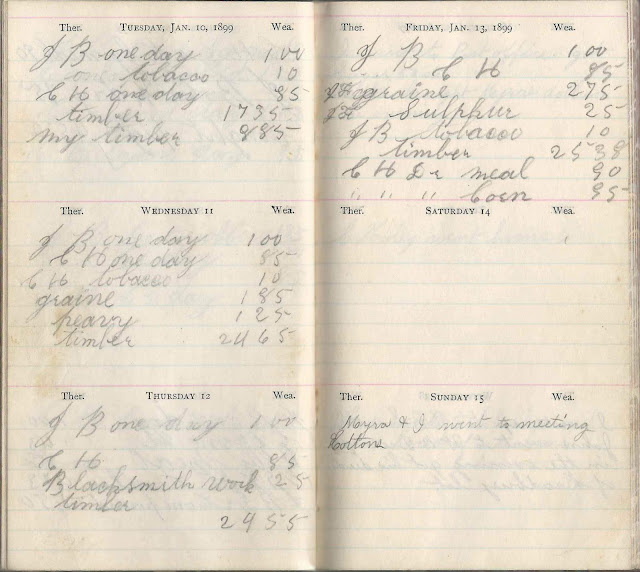 Heirlooms Reunited: January 1899 Entries in the Diary of John Foss ...
