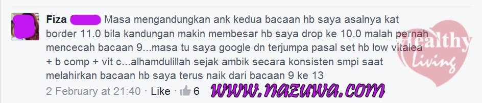 TESTIMONI : Hb naik Dengan Set Hb Rendah Shaklee* | Healthy Living