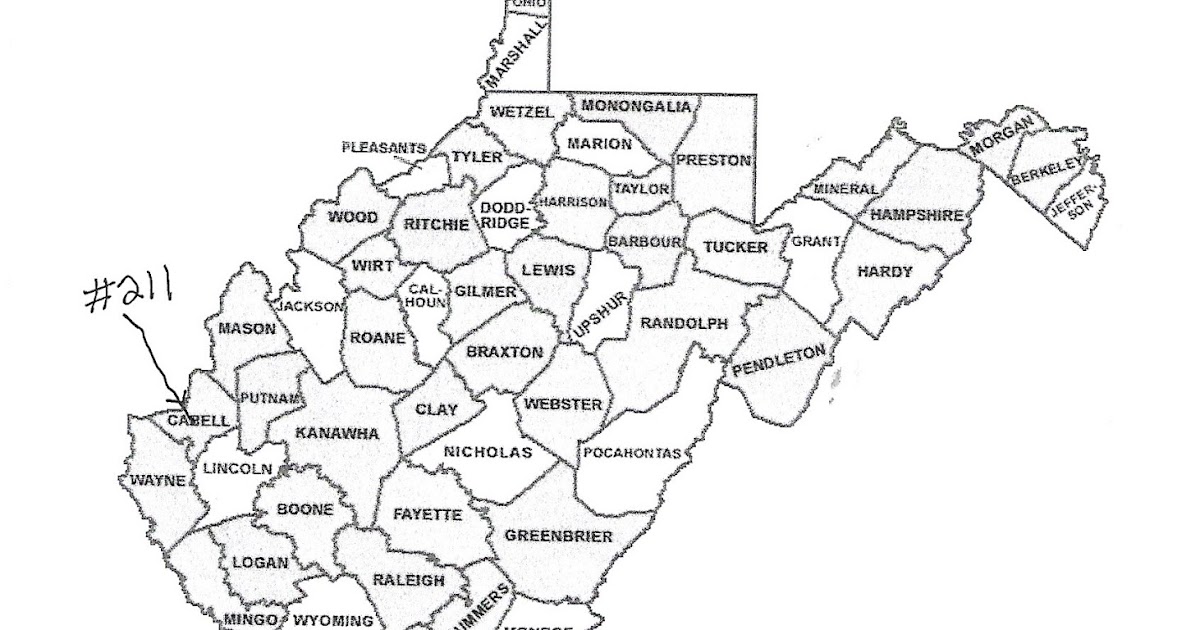POSTCARD TRAVELER: STOP 211 WEST VIRGINIA Postcards Cabell County