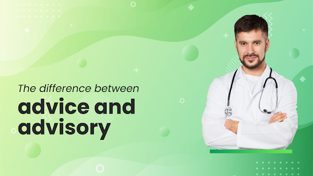 The difference between advice and advisory, English Vocabulary