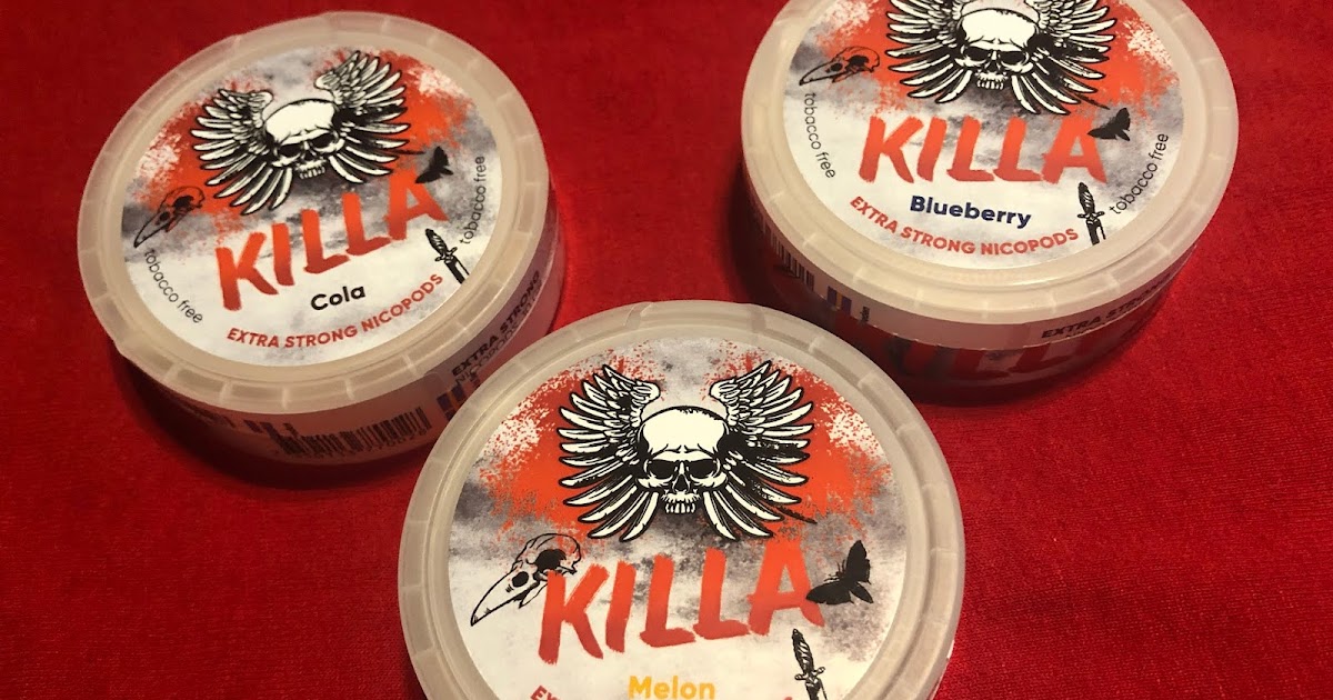 Killa (Blueberry, Melon, and Cola) Extra Strong Nicopods - (Old Review ...