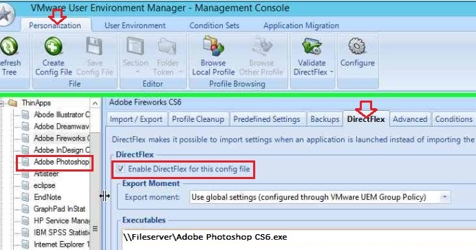 Tech Kiranangal: Using DirectFlex On VMware User Environment Manager (UEM)