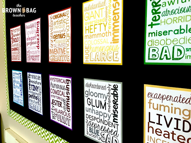 Classroom Subway Art - The Brown Bag Teacher