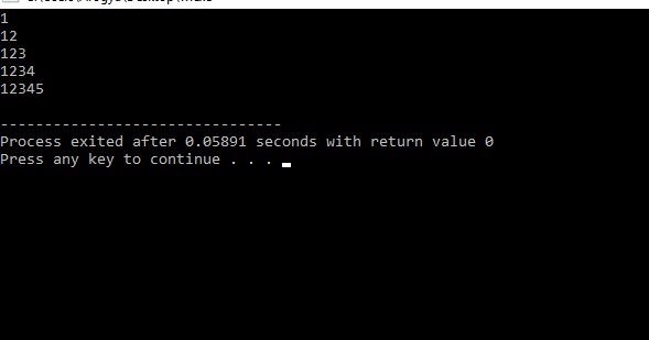 C Program To Print The Number Right Angled Triangle Pattern C Programming