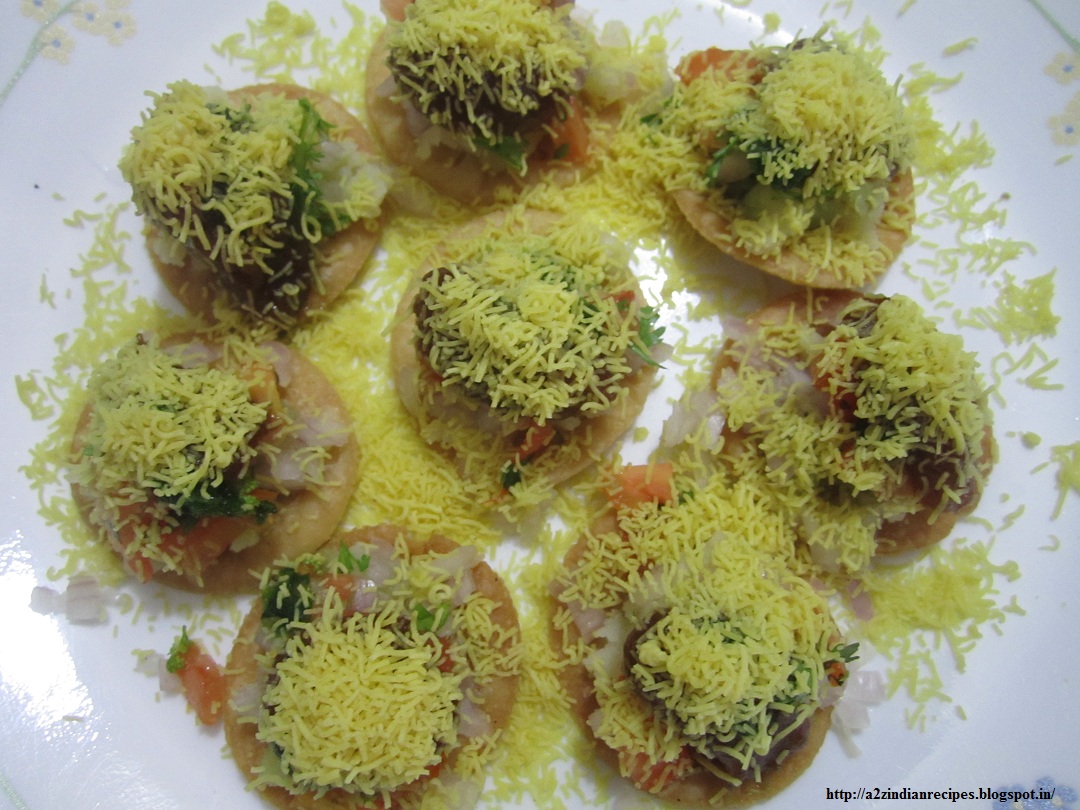 a2zindianrecipes: Sev Puri