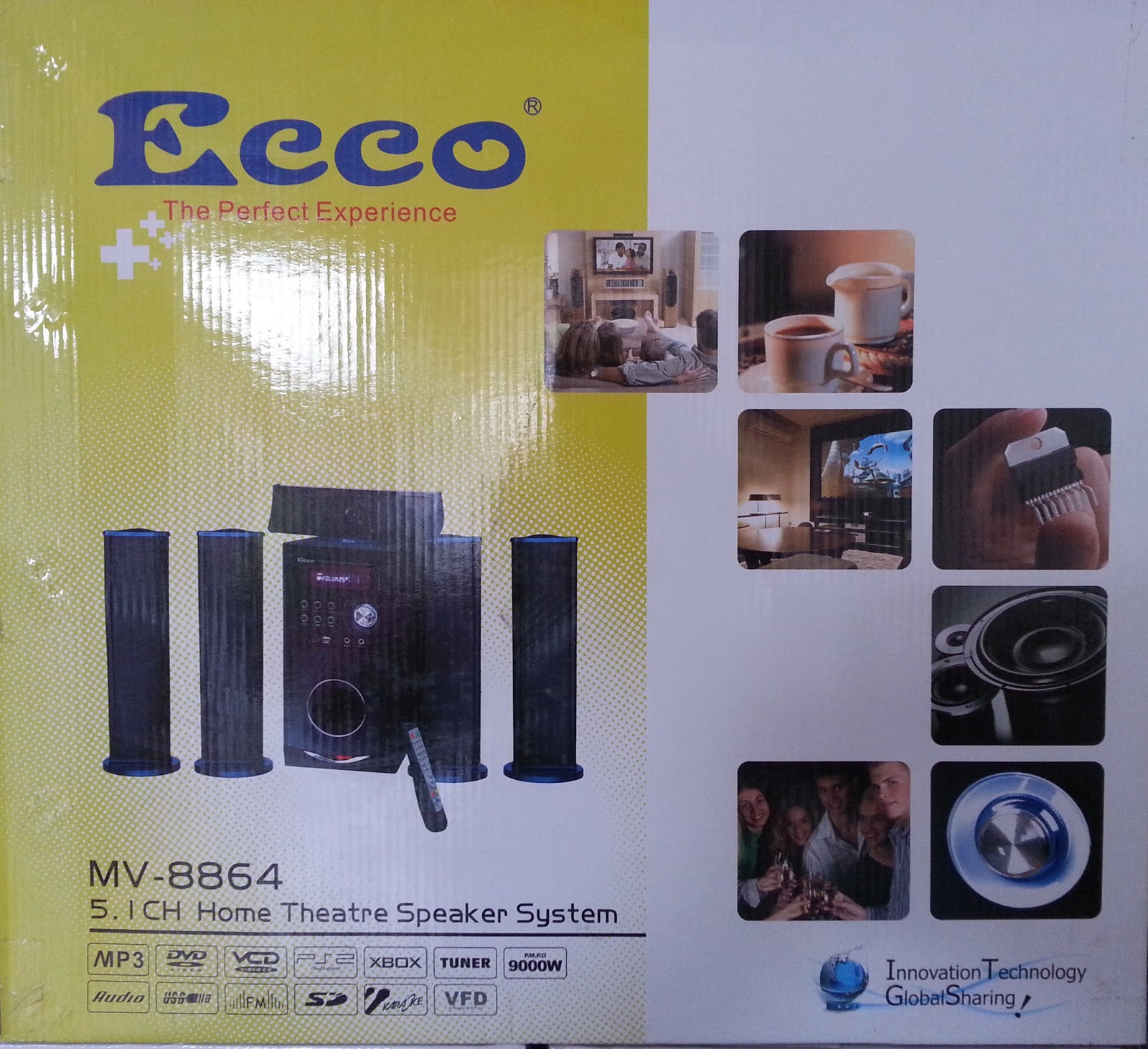 4U Easy Life: Ecco 5.1Ch Home Theatre MV8864